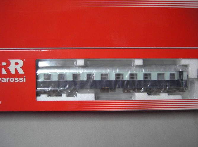 HORNBY RIVAROSSI HR 4098 CARROZZA TIPO 59 TRENO AZZURRO FS TRENITALIA ...