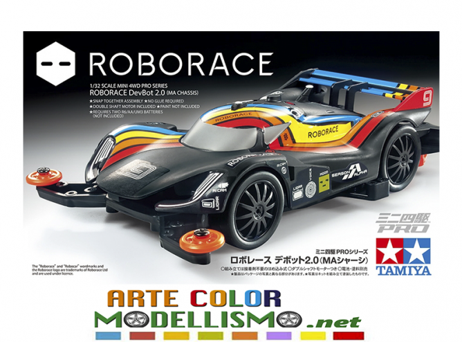 MINI 4WD TAMIYA ITEM 18656 ROBORACE TELAIO CHASSIS MA – ArteColorModellismo