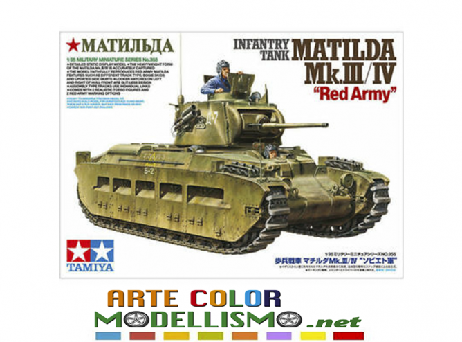 TAMIYA CARRO ARMATO ITEM 35355 Infantry Tank Matilda Mk.III/IV Red Army ...